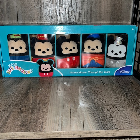 Toys | Squishmallows 4 Mickey Mouse Through The Years 5 Piece Set ...